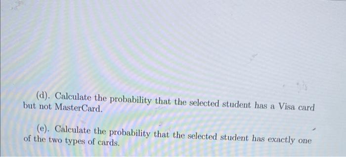 Solved 2. (15 points) Consider randomly selecting a student | Chegg.com