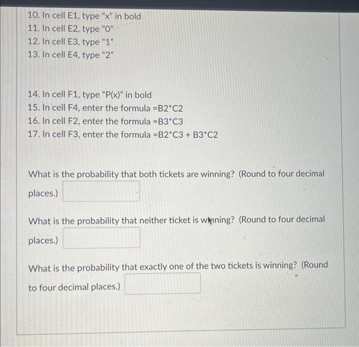 Solved Recall that the probability that a $1 Lotto Texas | Chegg.com