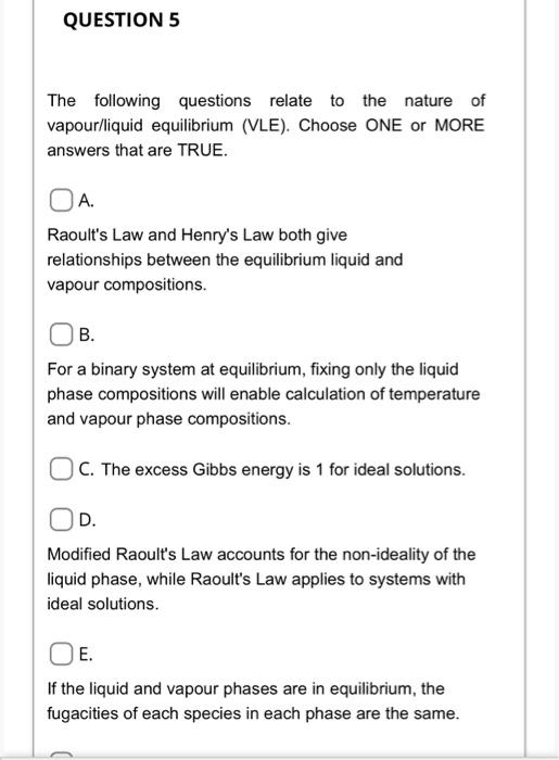 Solved The following questions relate to the nature of | Chegg.com