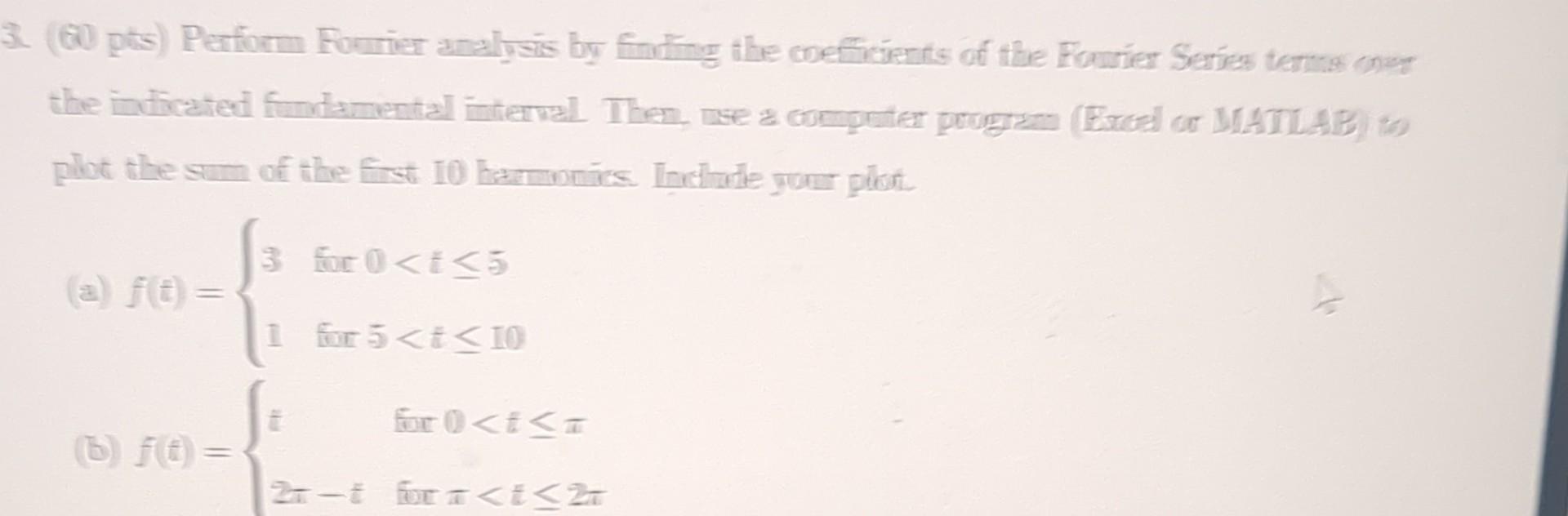 please help solve and show the answer and the graphs | Chegg.com