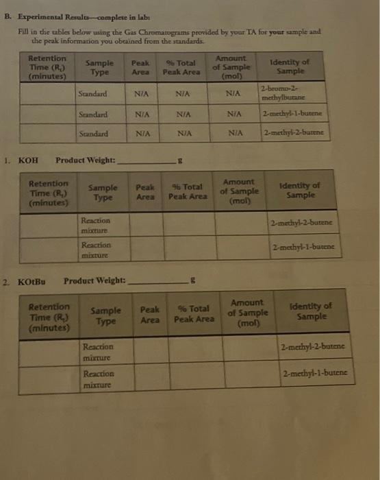 please help me fill out charts using GC attached. I | Chegg.com