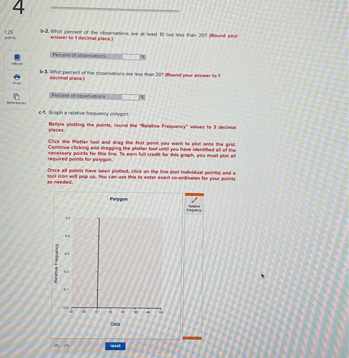 Solved Consider the following data set: Click here for the | Chegg.com