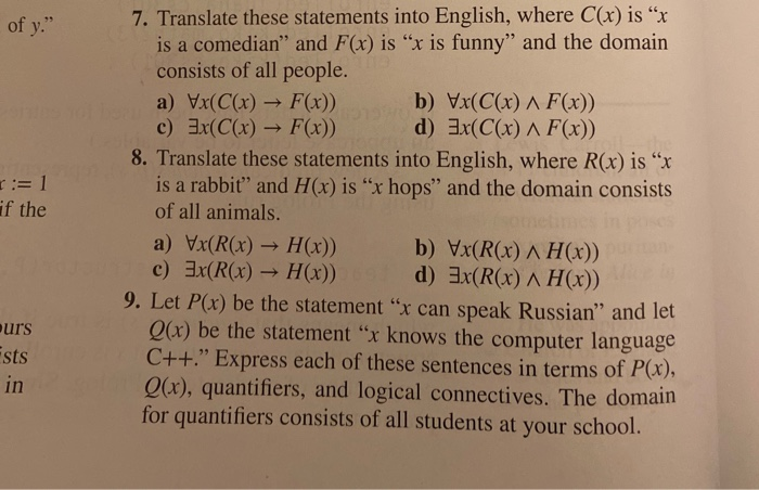 Solved 1. Let P(x) denote the statement Solved 1. Let P(x) denote the statement