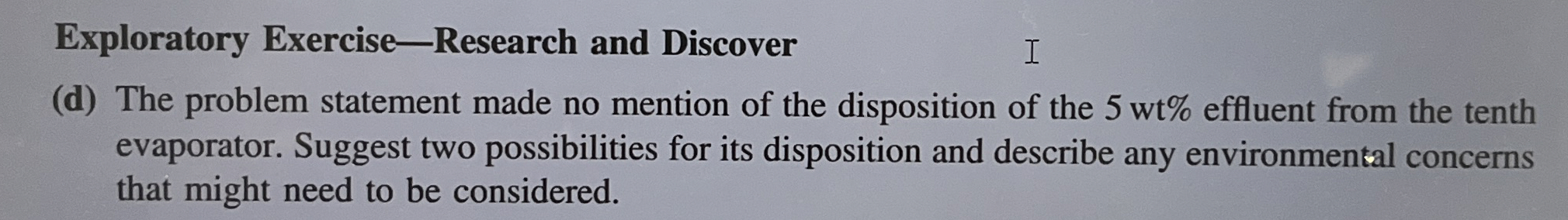 Solved Exploratory Exercise-Research and Discover(d) ﻿The | Chegg.com