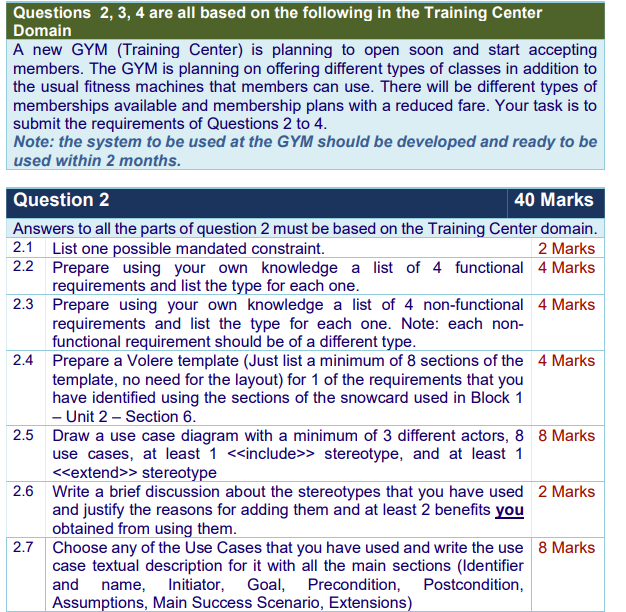 Solved Questions 2, 3, 4 ﻿are all based on the following in | Chegg.com