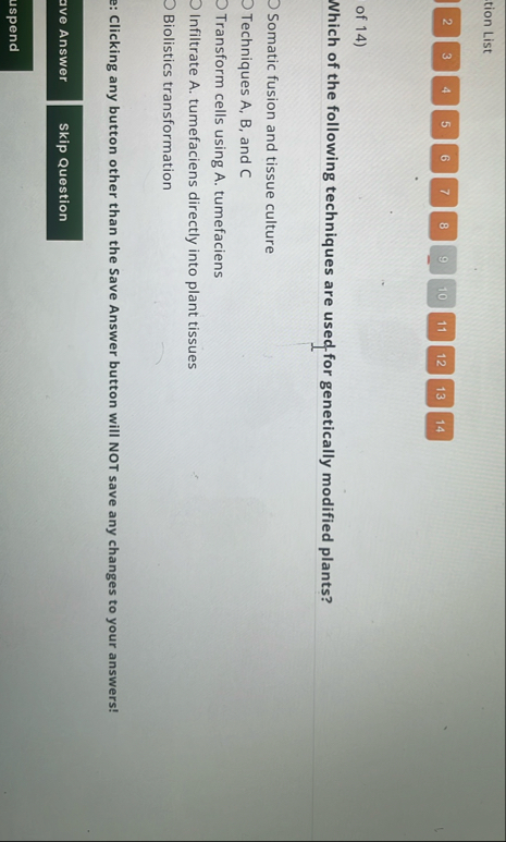 Solved Which of the following techniques are used for | Chegg.com