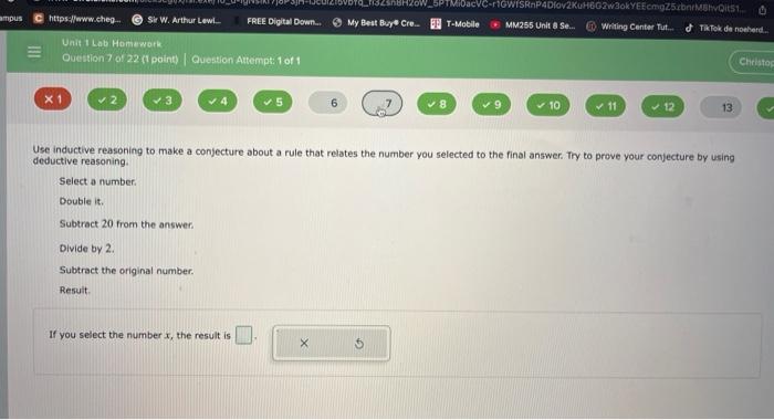Solved Use inductive reasoning to make a conjecture about a | Chegg.com