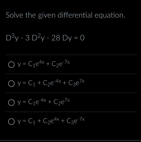 Solved Solve the given differential | Chegg.com