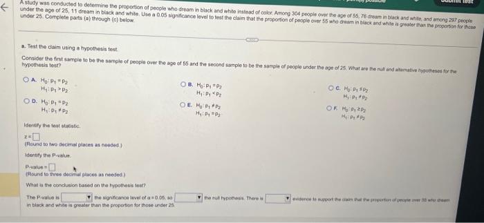 Solved under 25. Complete parts (a) through (c) below. a. | Chegg.com
