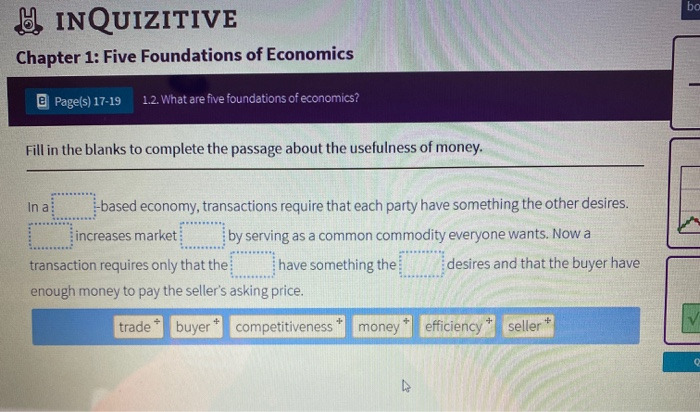 Solved ba INQUIZITIVE Chapter 1: Five Foundations of | Chegg.com