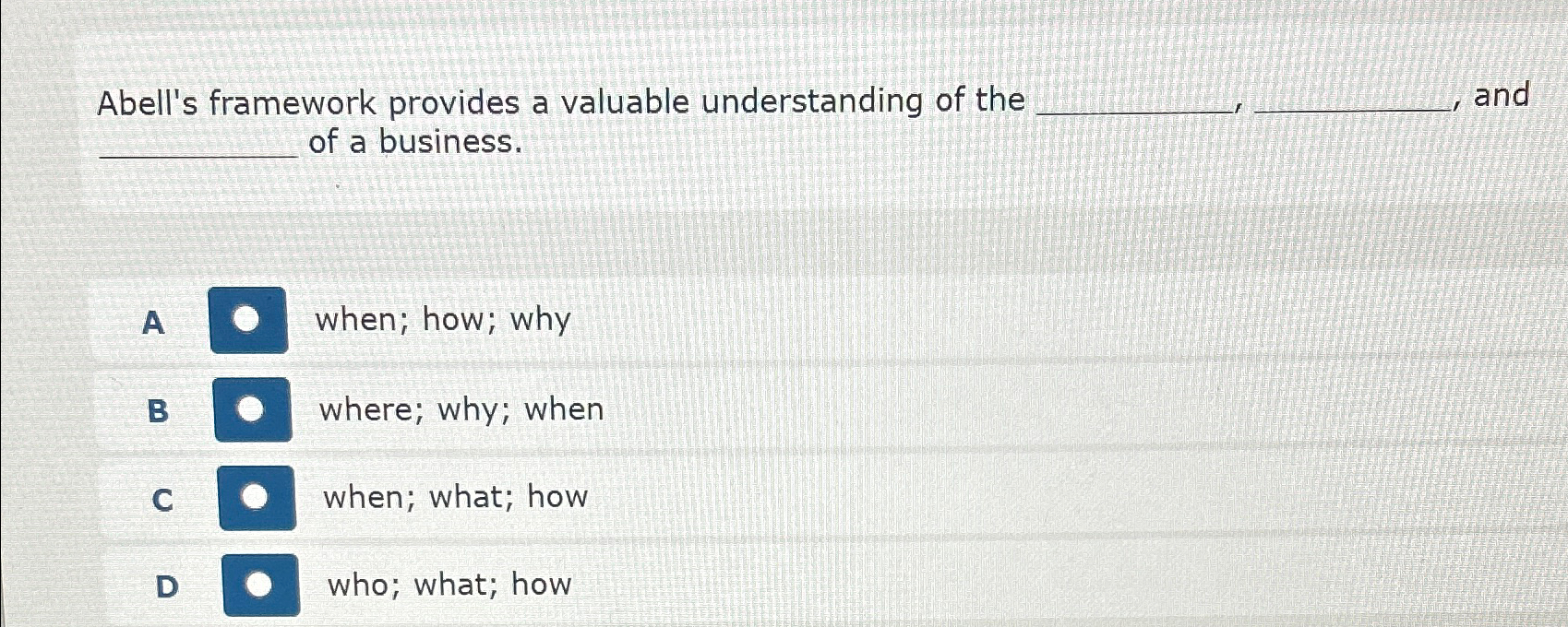 Solved Abell's framework provides a valuable understanding | Chegg.com