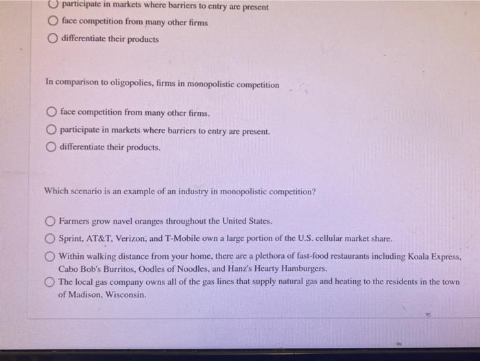 Solved Monopolies and monopolistically competitive firms | Chegg.com