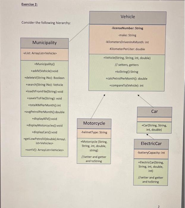 Solved Solve excerise 2 in java (text format). Then create a | Chegg.com