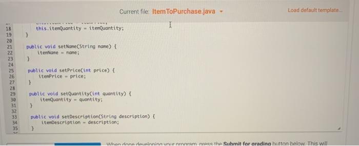 Solved 5.11.1 Online Shopping cart (Java) I have created the | Chegg.com