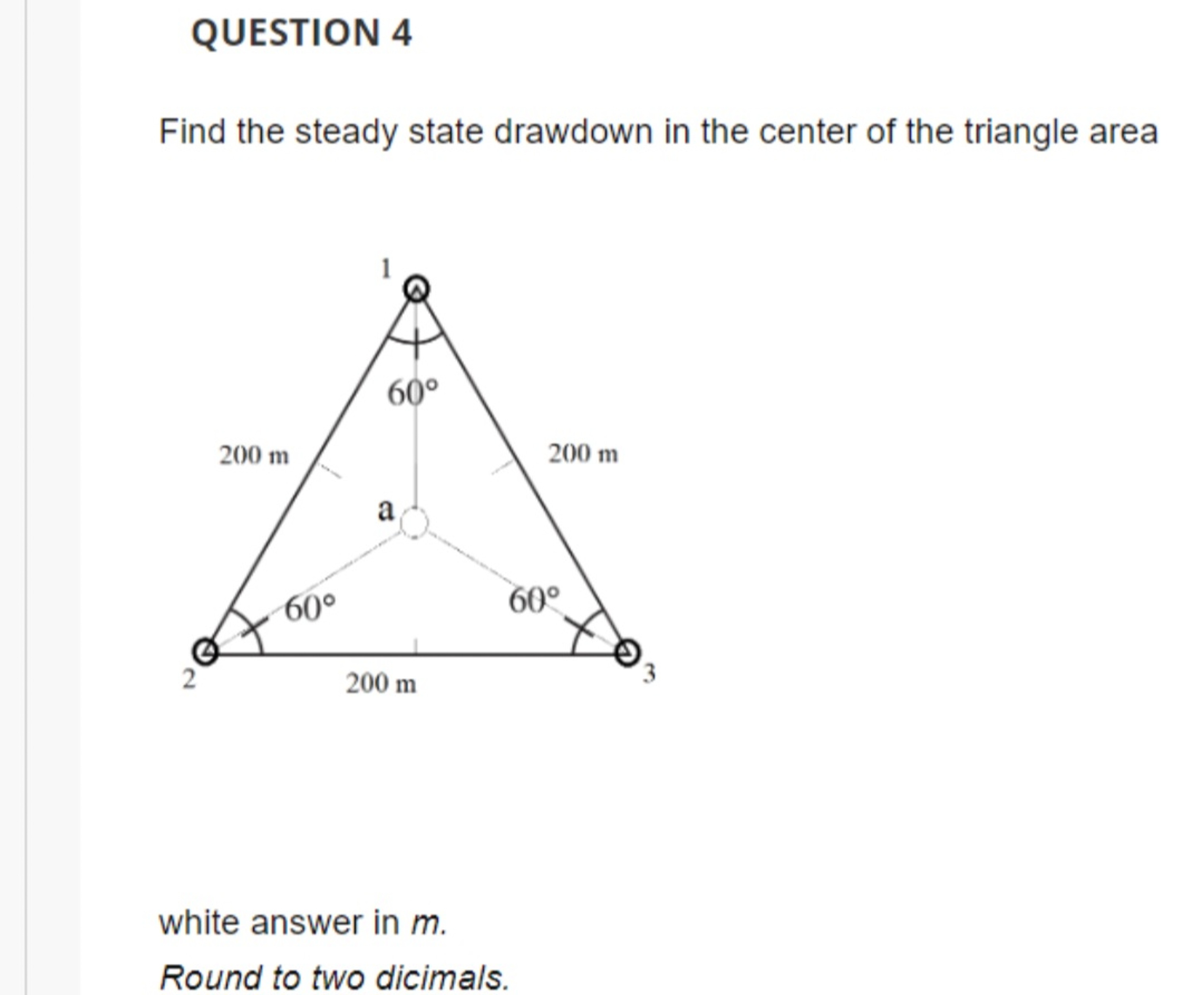Solved QUESTION 4Find the steady state drawdown in the | Chegg.com