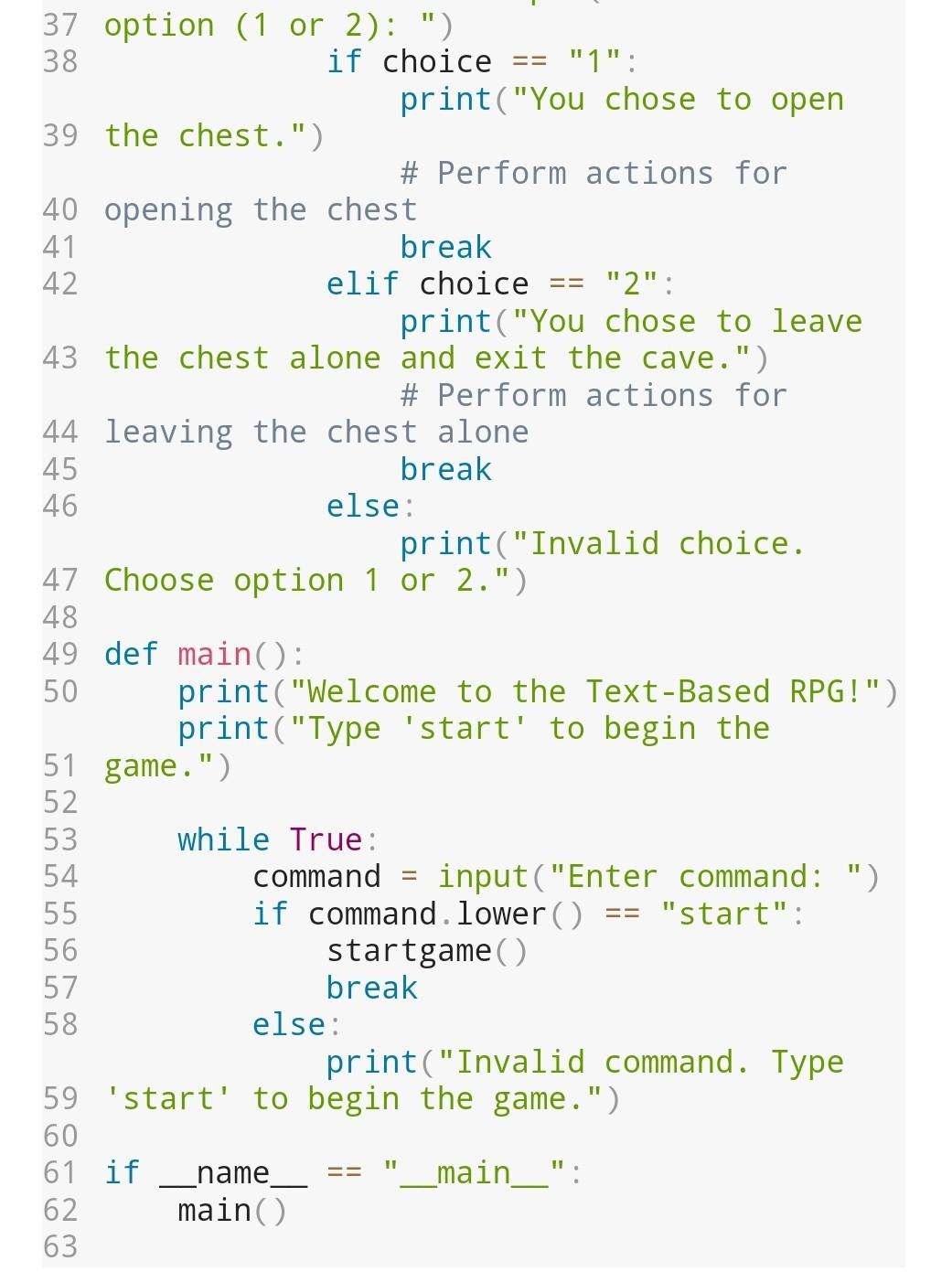 Solved 14 Save your program as RPG_advanced_.py Extend the | Chegg.com