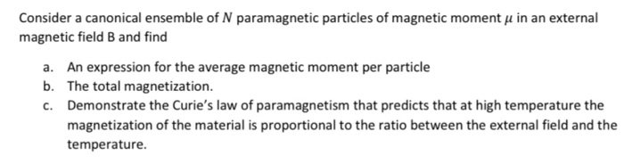 Solved Please help me with all parts (A-C) of this Stat Mech | Chegg.com