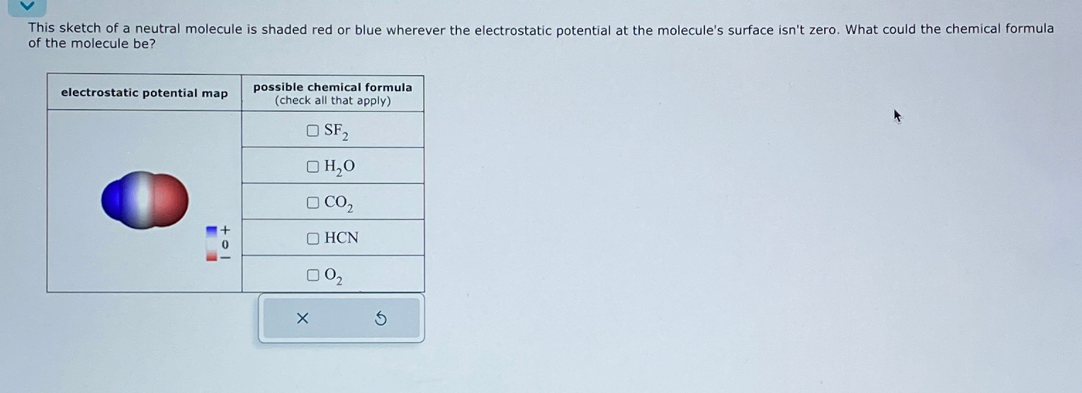 Solved This sketch of a neutral molecule is shaded red or | Chegg.com