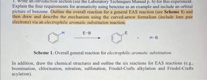 Solved Explain the four requirements for aromaticity using | Chegg.com