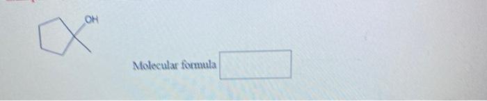 Solved OH Molecular formula HO Molecular formula OH | Chegg.com