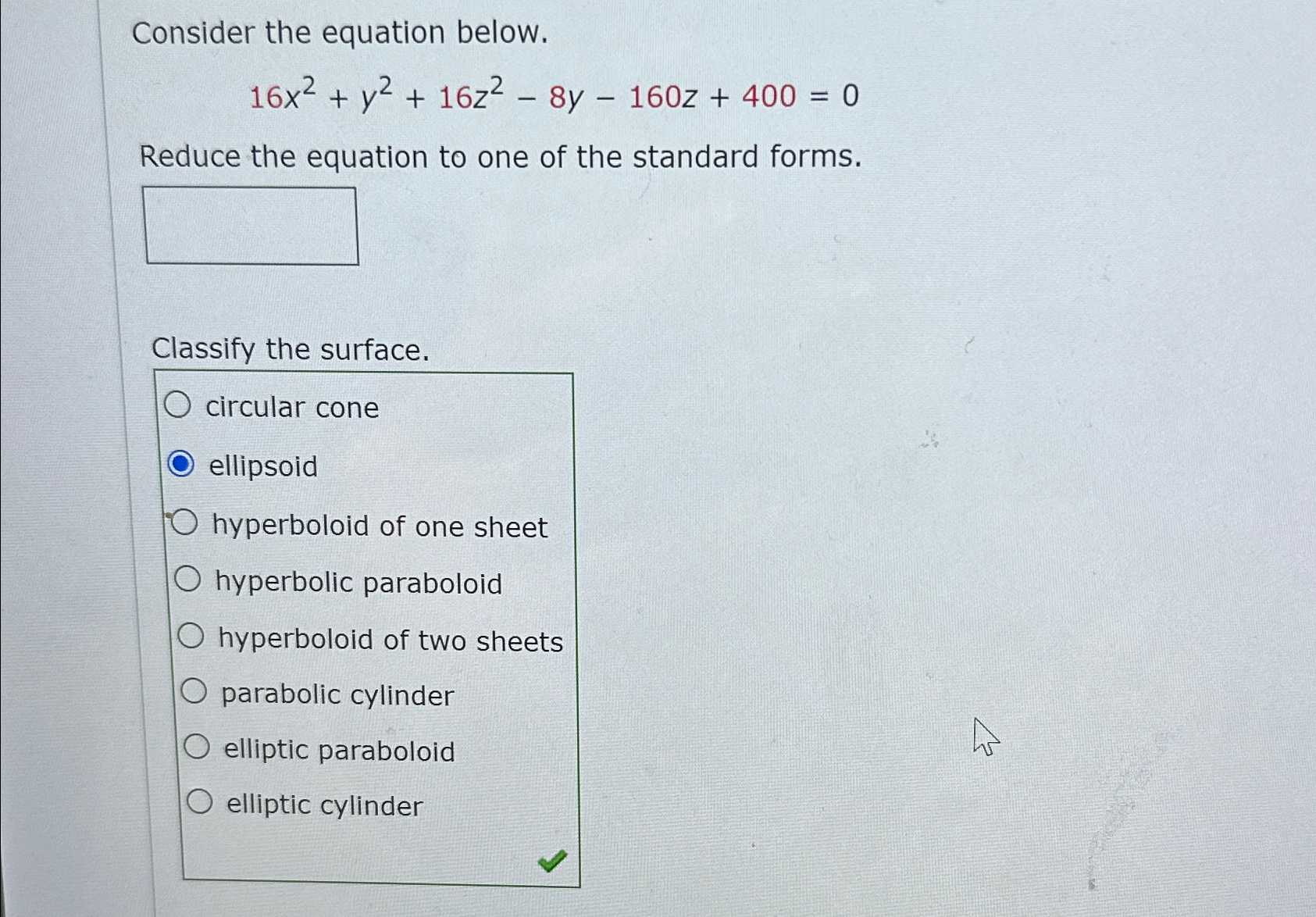 Solved Consider the equation | Chegg.com