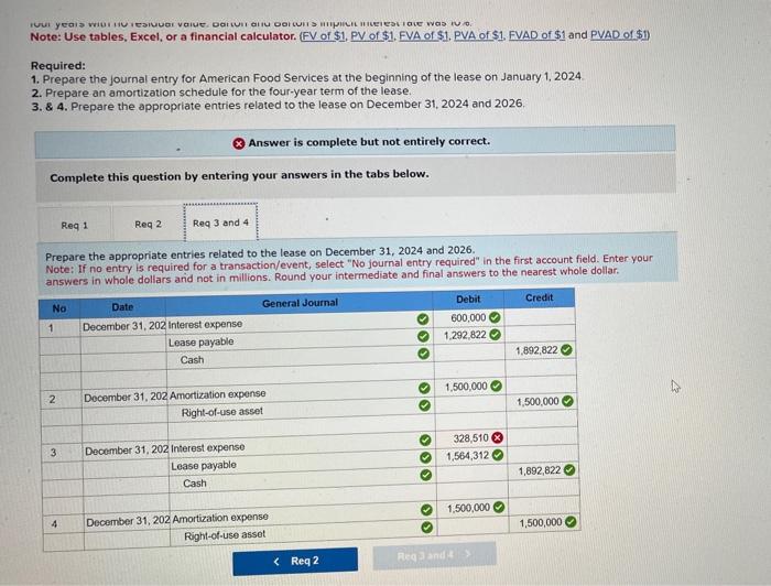 Solved American Food Services, Incorporated leased a | Chegg.com