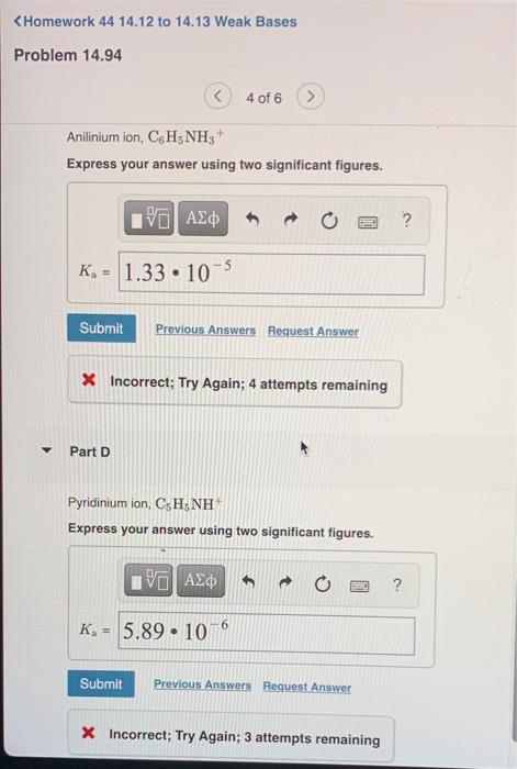 Solved Using values of Kb in Appendix C in the textbook, | Chegg.com