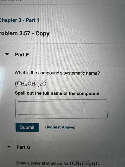 Solved What is the compound's systematic name? | Chegg.com