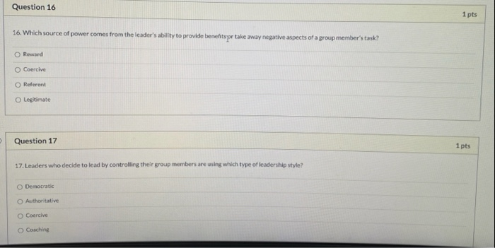 Solved Question 23 1 pts 23. What are some good ways to | Chegg.com
