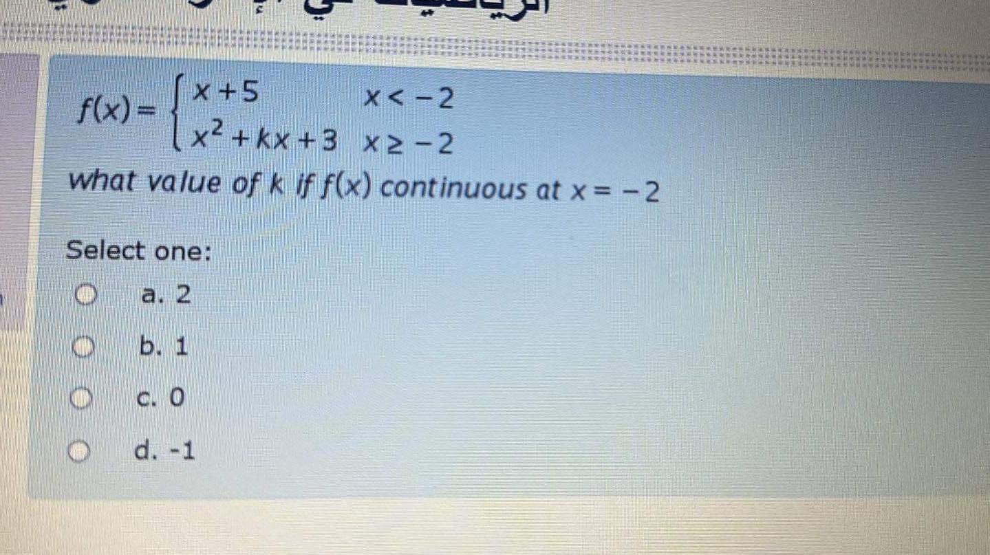 Solved f(x)={x+5,x