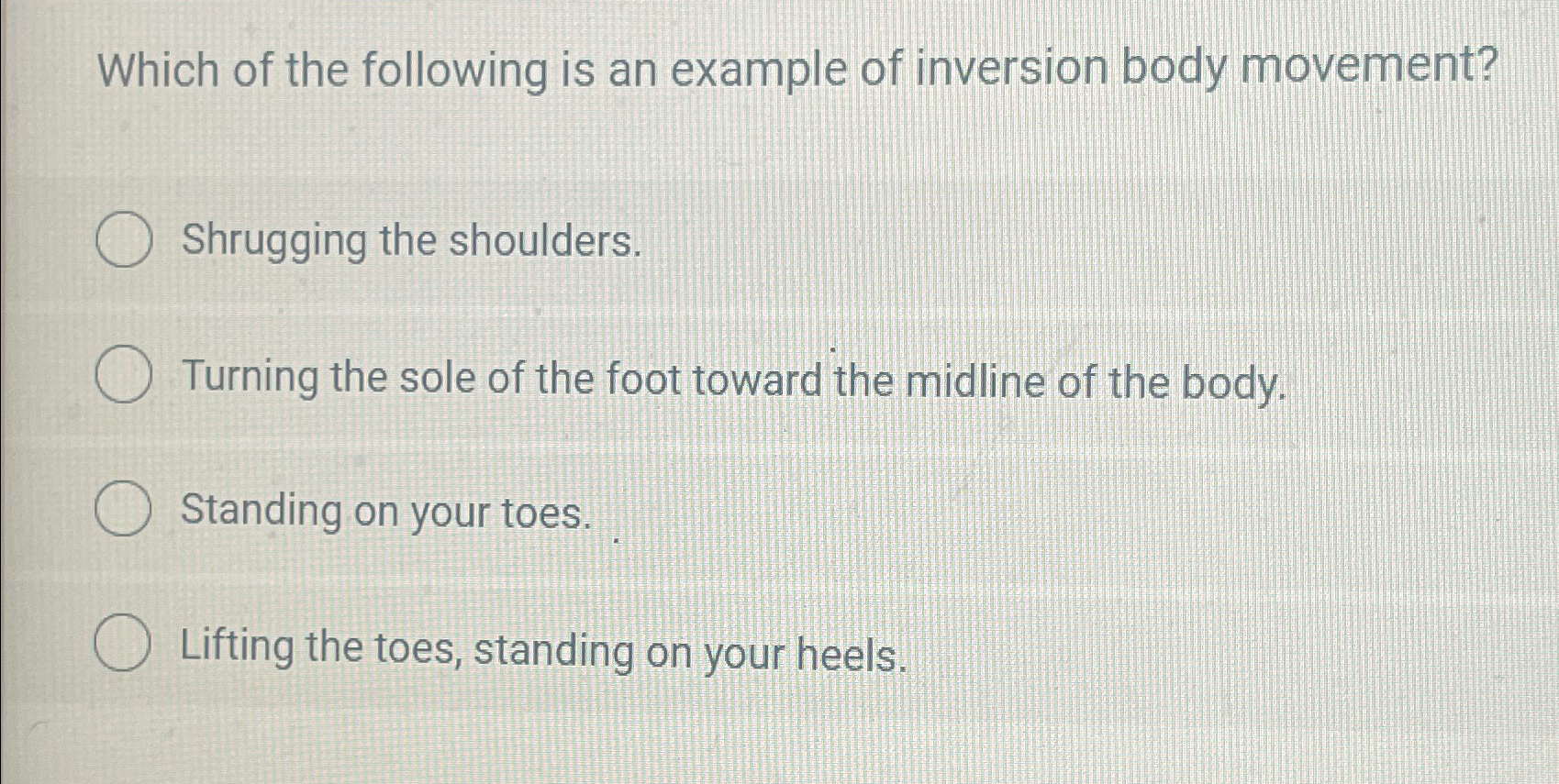 Solved Which of the following is an example of inversion | Chegg.com