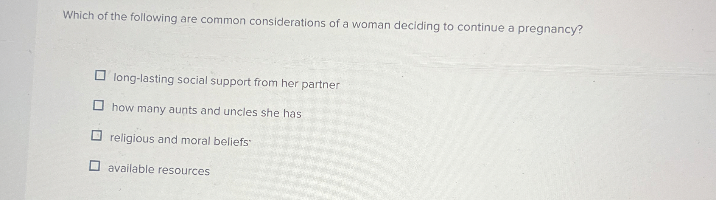 Solved Which of the following are common considerations of a | Chegg.com