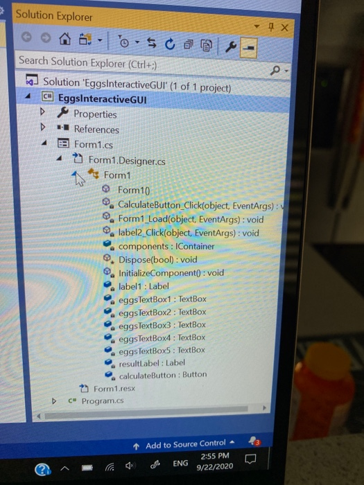 Solved Eggs Interactive (EggsinteractiveGUI.zip) Write a GUI | Chegg.com