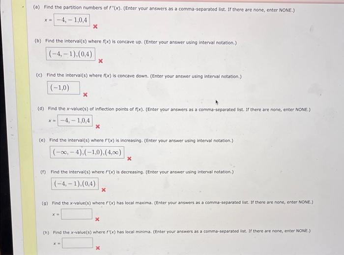 Solved The graph below is f"(x) the domain of f(x) is | Chegg.com