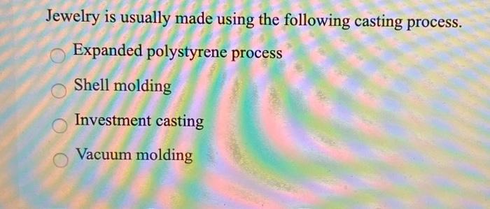 Solved The following is NOT the processing operation Surface | Chegg.com