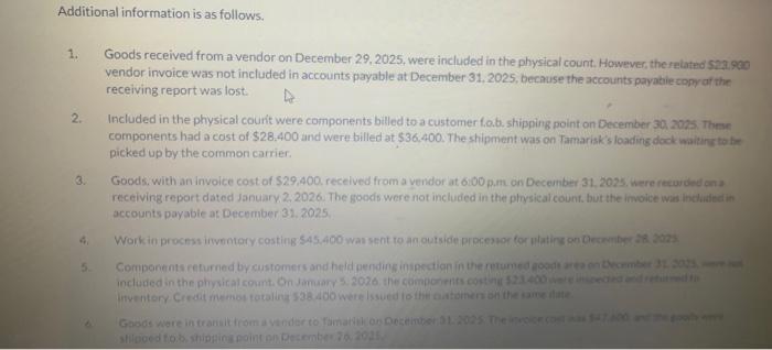 Solved prepare a schedule of adjustments for each of the | Chegg.com