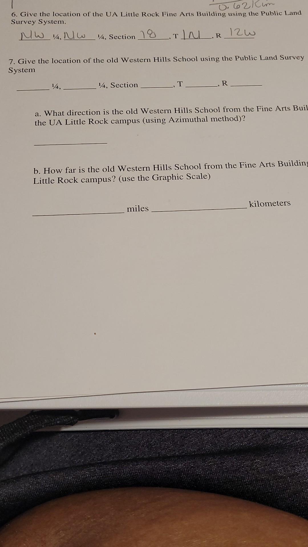 convert the ratio scale (1:24000) to a verbal scale ( | Chegg.com