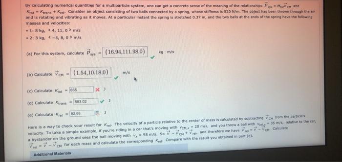 Solved By calculating numerical quantities for a | Chegg.com