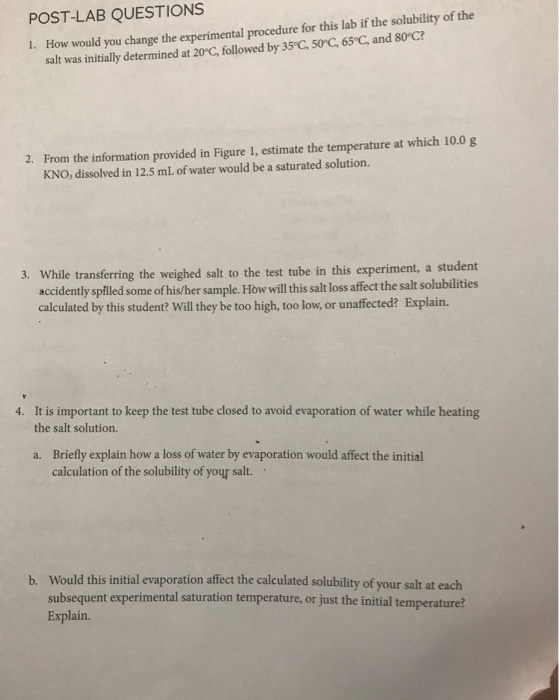 POST LAB QUESTIONS 1 How Would You Change The Chegg post-lab-questions-1-how-would-you-change-the-chegg