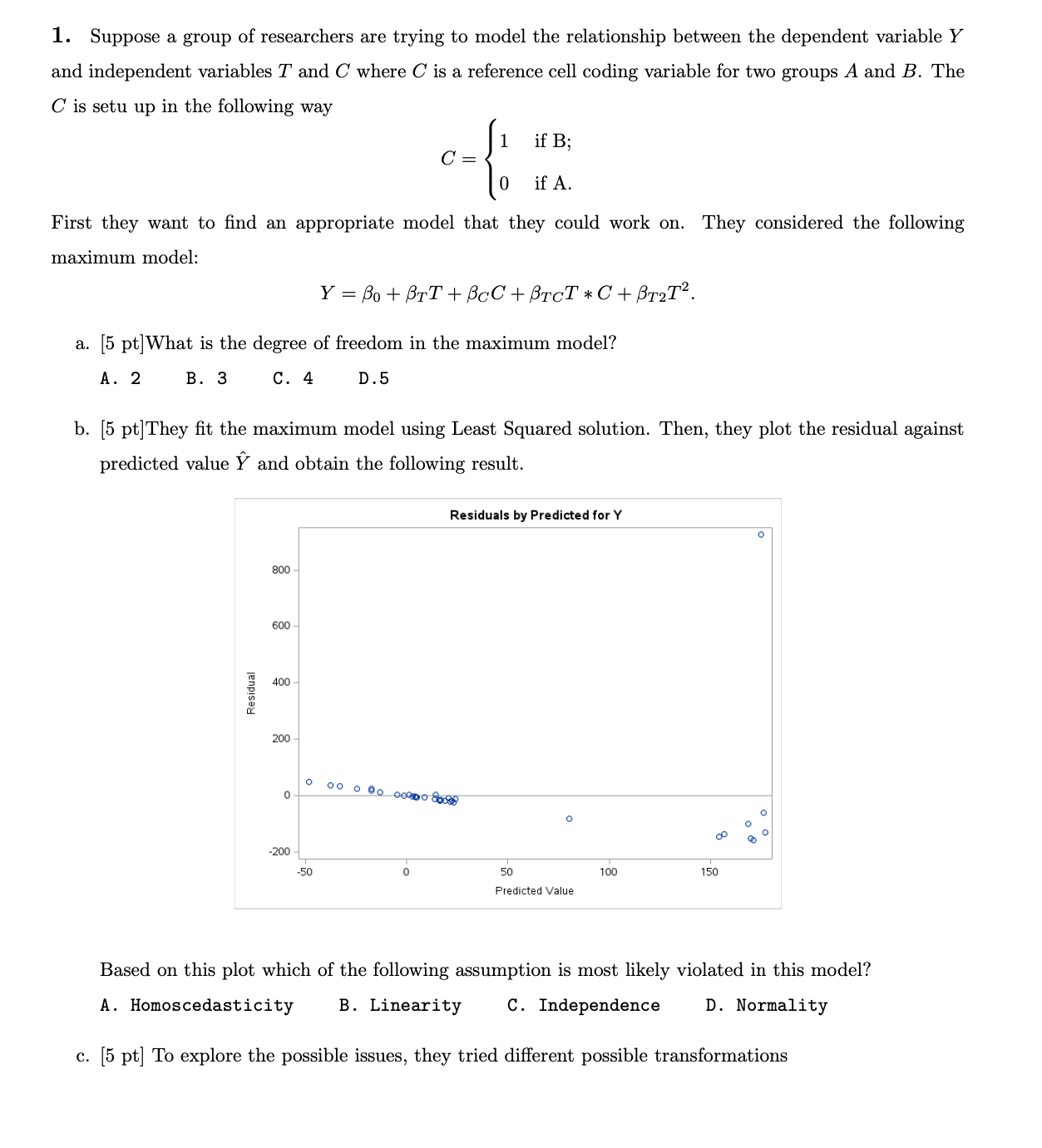 Solved Based on the plots, what could be the best | Chegg.com