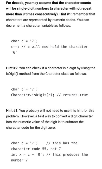 Solved 2. Run-length encoding (35 points). Data compression | Chegg.com