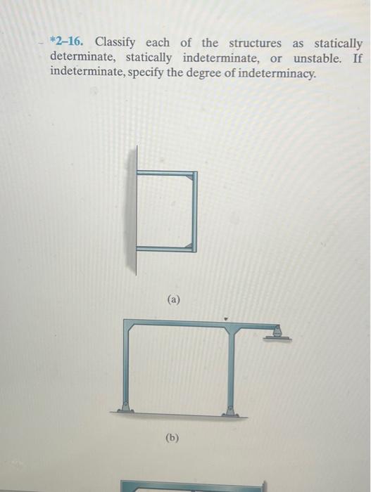 Solved - *2-16. Classify each of the structures as | Chegg.com
