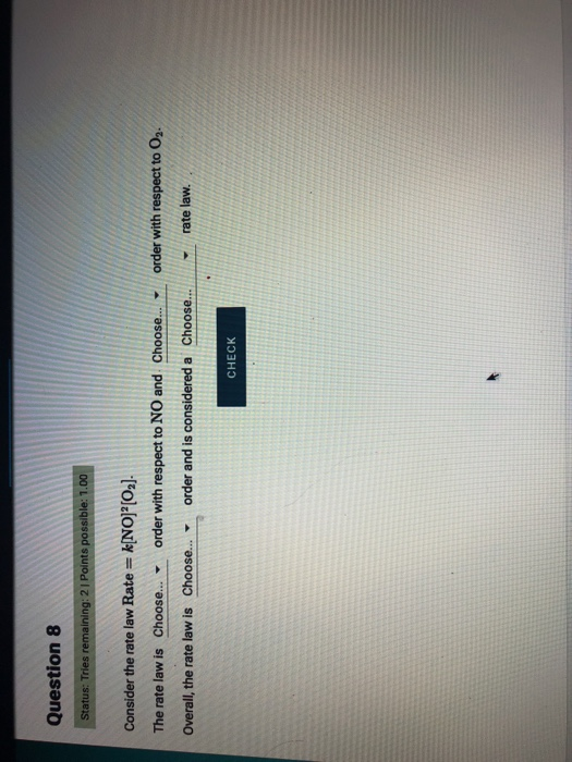 Solved Question 8 Status: Tries remaining: 21 Points | Chegg.com