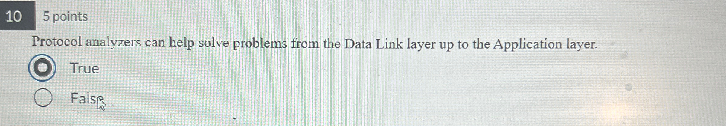 Solved 105 ﻿pointsProtocol analyzers can help solve problems | Chegg.com