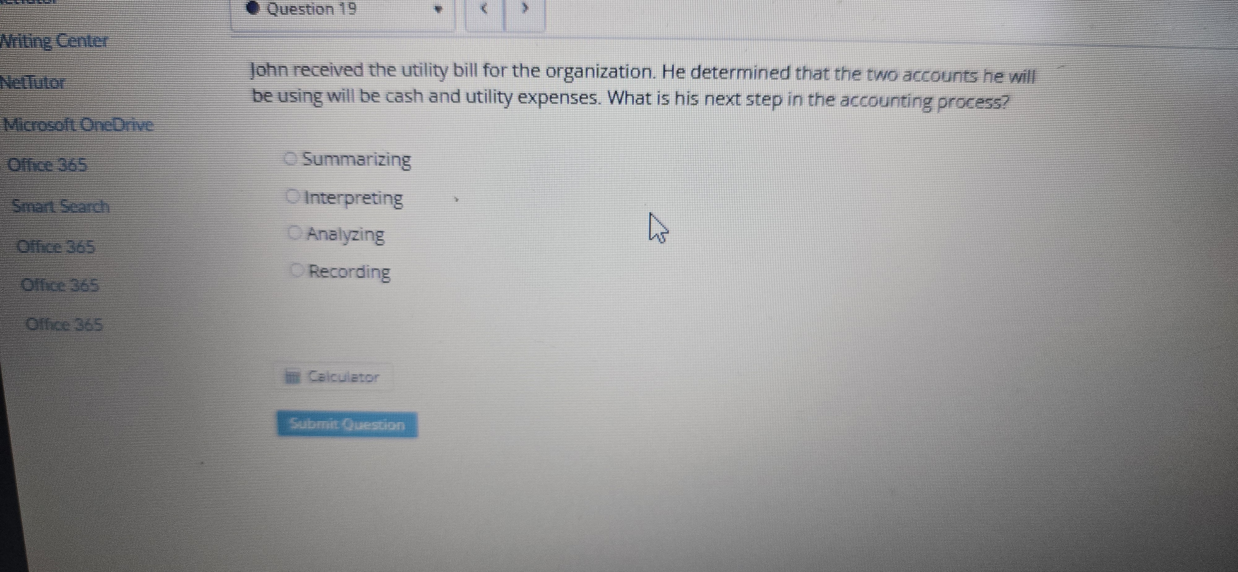 Solved John received the utility bill for the organization. | Chegg.com