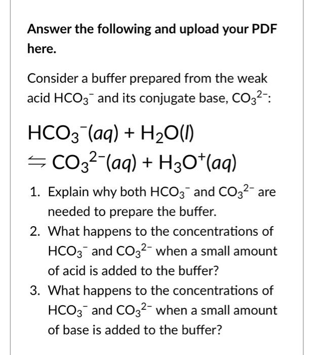 Solved Answer the following and upload your PDF here. | Chegg.com