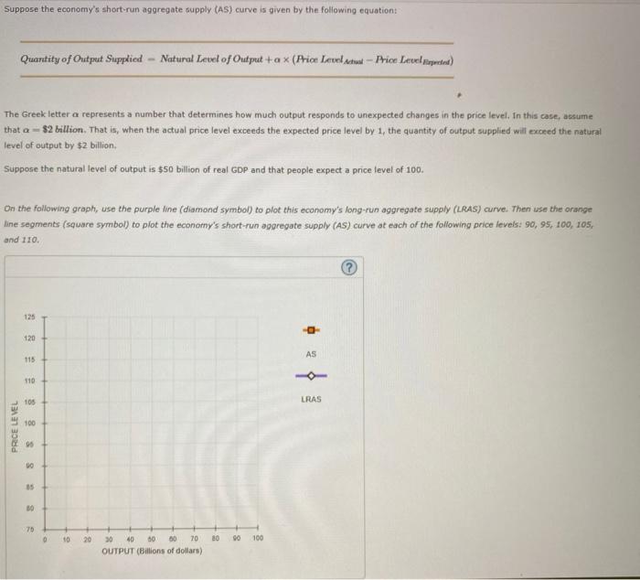 Solved In the short run, the quantity of output that firms | Chegg.com