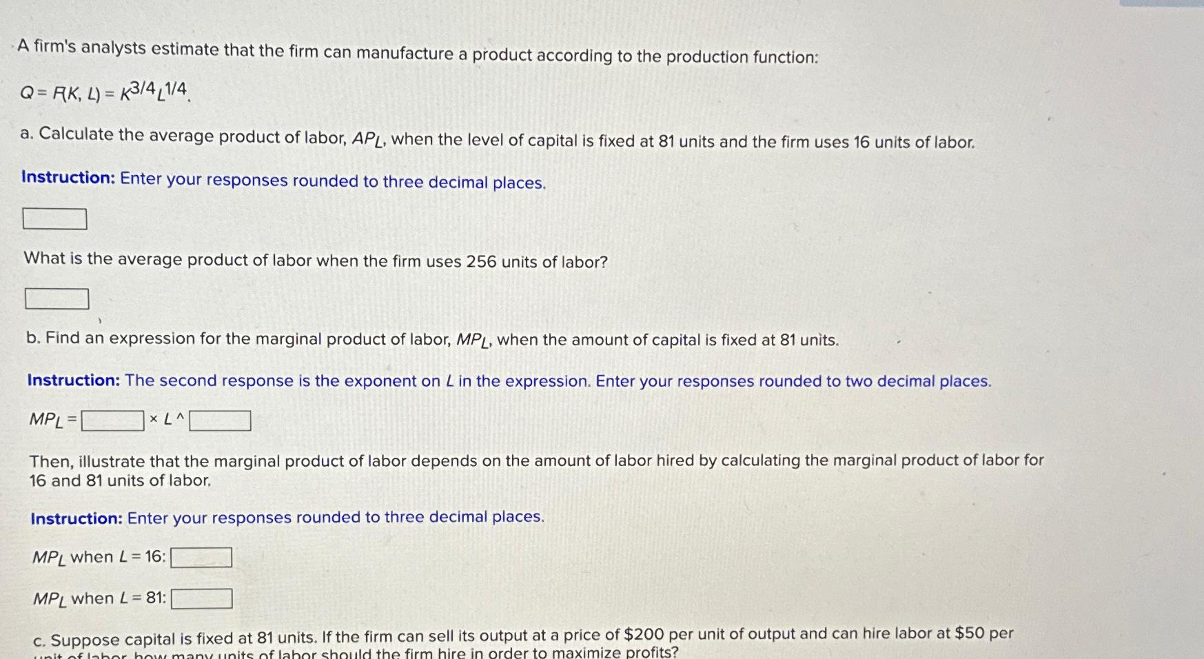 Solved A firm's analysts estimate that the firm can | Chegg.com