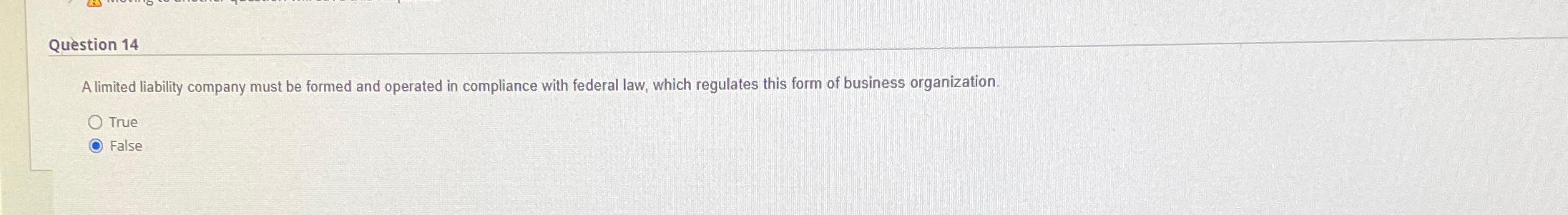 Solved Question 14A limited liability company must be formed | Chegg.com