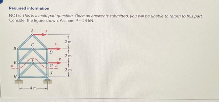 Solved Required information NOTE: This is a multi-part | Chegg.com